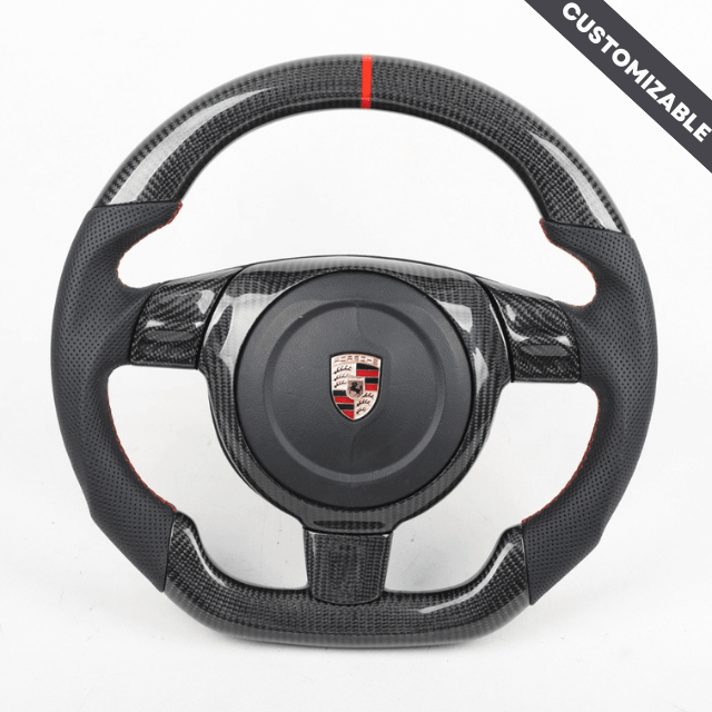 Porsche 911/Boxster/Cayman (2002-2008) Custom Carbon Fiber Steering Wh ...