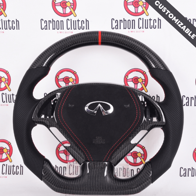 2008 Infiniti G25 G35 G37 QX50 Custom Carbon Fiber Steering Wheel